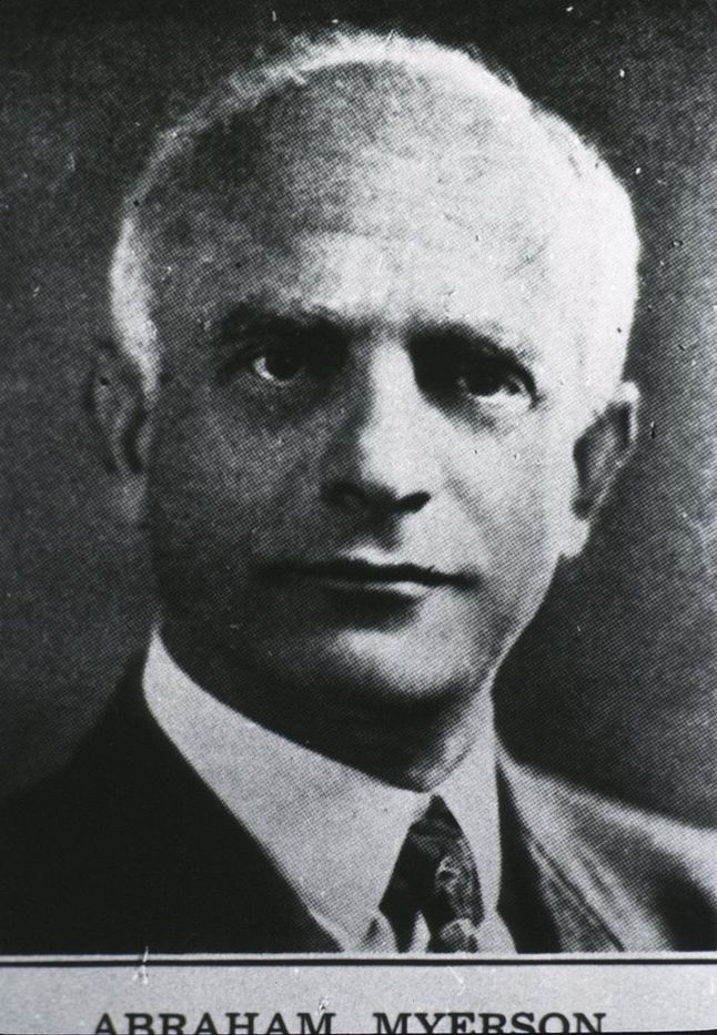 Abraham Myerson (Author of The Foundations of Personality)