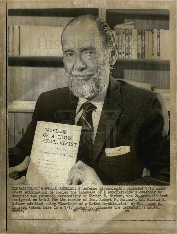 James A. Brussel (Author of Casebook of a Crime Psychiatrist)