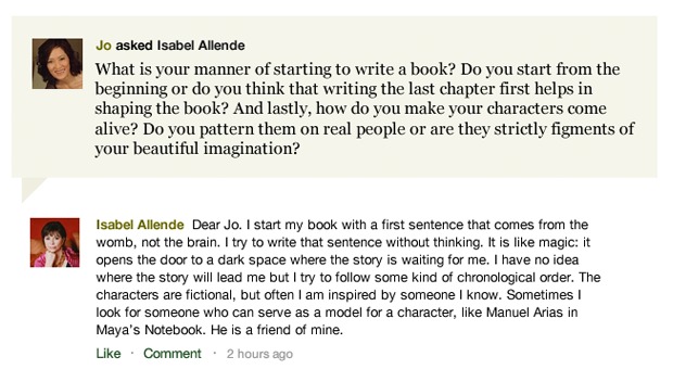 Launching Today: Goodreads Q&A! Ask Your Favorite Author or Fellow ...