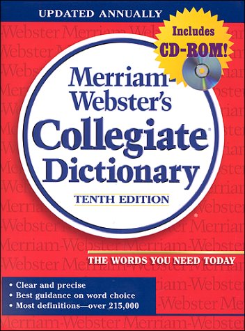 Webster's Collegiate Dictionary by Merriam-Webster