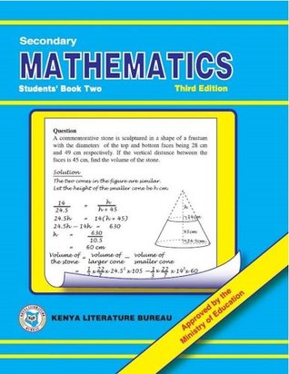 KLB Mathematics: SHS; Form 2 by Kenya Literature Bureau