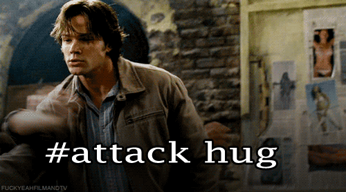 Destiel Hug Gif