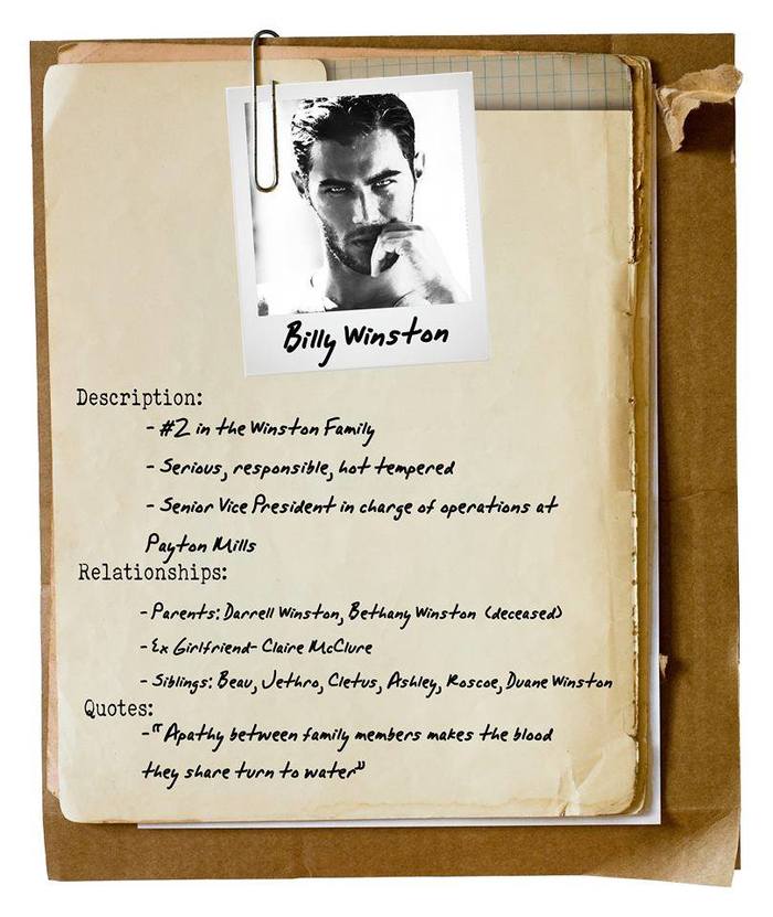 Photos of Billy Winston - Billy Winston's Character Sheet