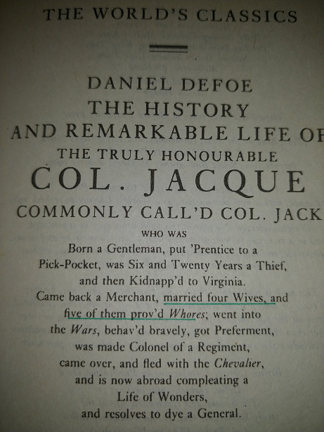 Colonel Jack by Daniel Defoe | Goodreads